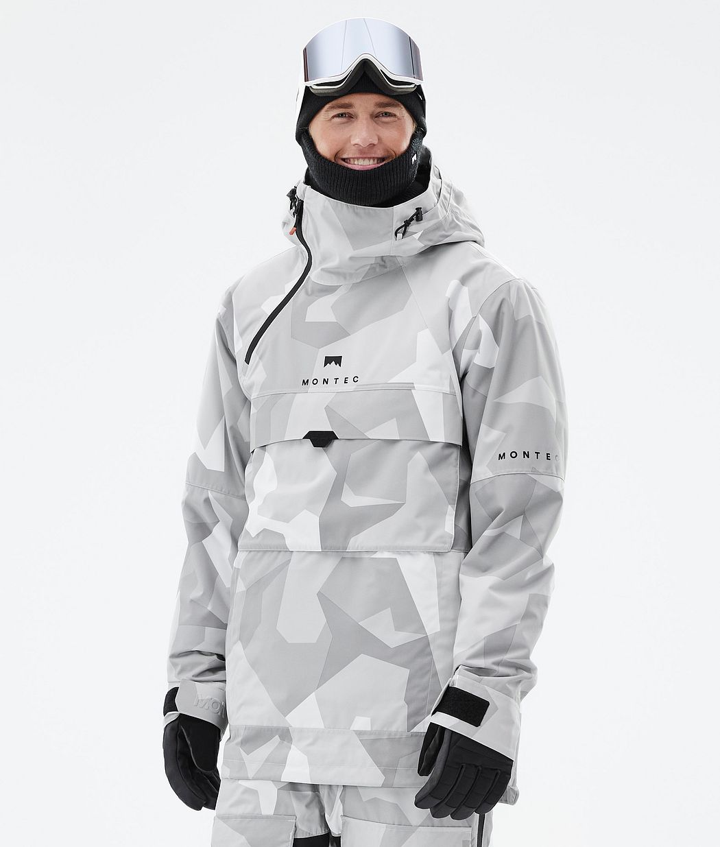 Montec Dune Snowboardjacke Herren Snow Camo - Grau | Ridestore.de