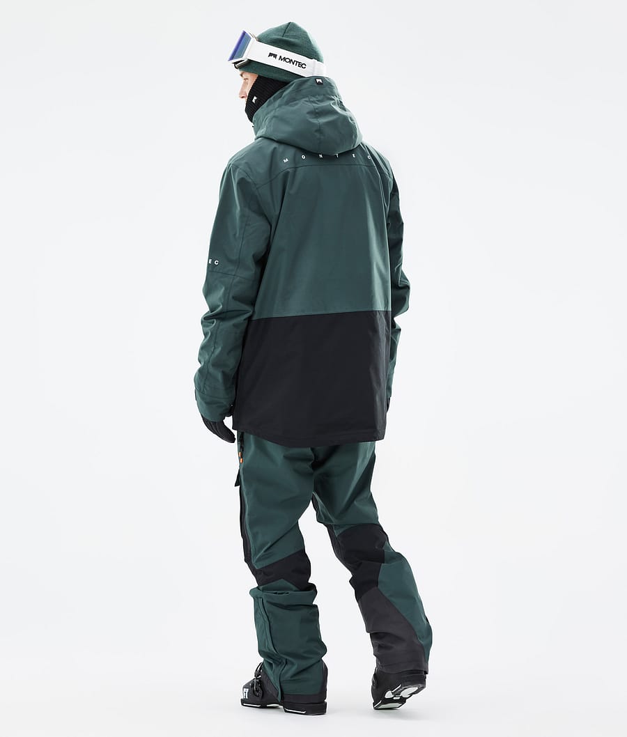 Montec Fawk Skijacke Herren Dark Atlantic/Black - Grün | Ridestore.de