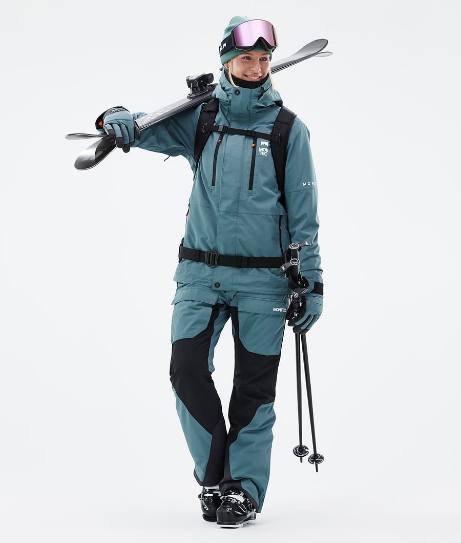 Montec Fawk W Skijacke Damen Atlantic - Grün | Ridestore.de
