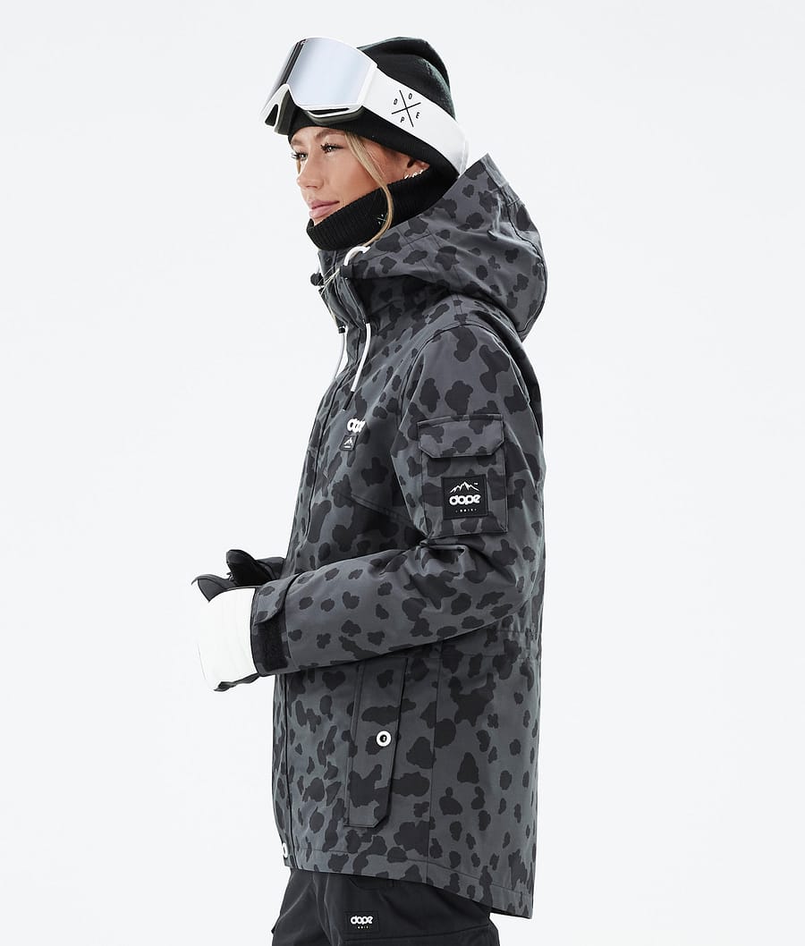 Dope Adept W Skijacke Damen Dots Phantom - Grau | Ridestore.de