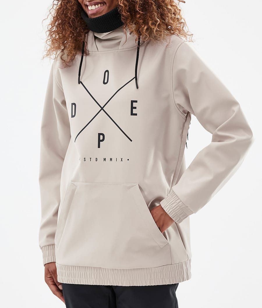 Dope Yeti W Snowboardjacke Damen 2X-Up Sand - Beige | Ridestore.de